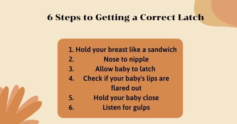 6 Steps to Get a Correct Latch for Breastfeeding