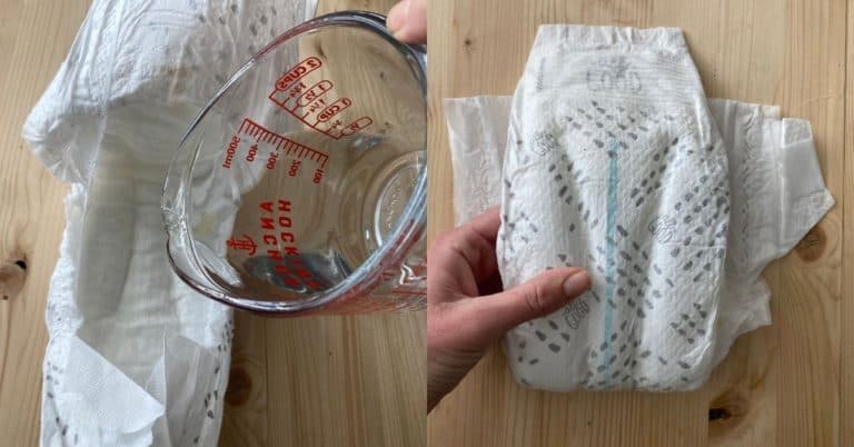 My Surprising Review on All Good Diapers with an Absorbency Test